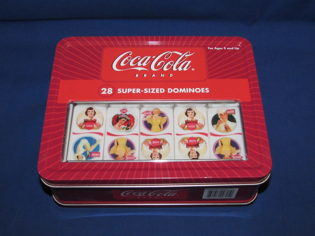 Coca-cola 28 SUPER-SIZED DOMINOES 2003 Sababa Toys Coke - Etsy