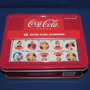 Coca-cola 28 SUPER-SIZED DOMINOES 2003 Sababa Toys Coke - Etsy