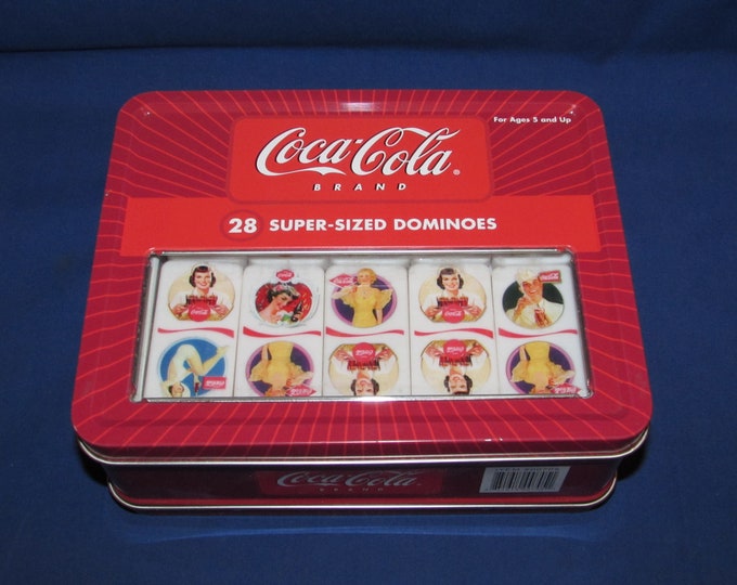 Coca-cola 28 SUPER-SIZED DOMINOES 2003 Sababa Toys Coke - Etsy