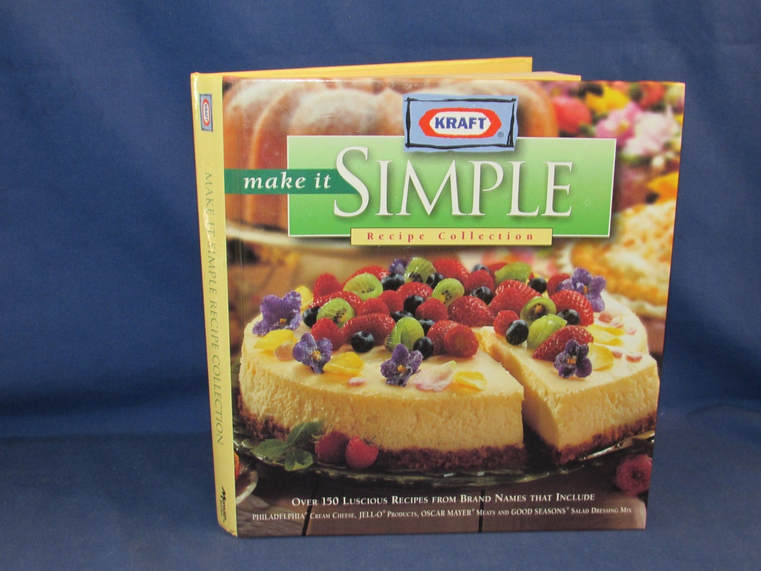 COOKBOOK KRAFT Make It Simple Recipe Collection 1999 Free Shipping - Etsy