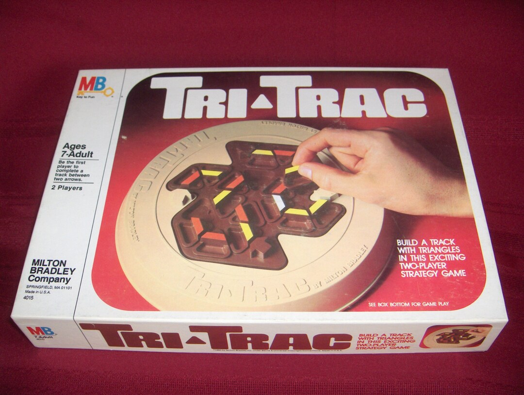TRI TRAC Milton Bradley Board Game 1980 Tri-trac Vintage - Etsy