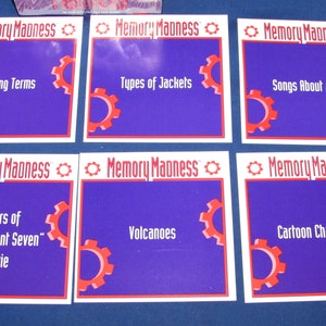 MEMORY MADNESS GAME 1994 Great American Puzzle Factory Free Shipping - Etsy