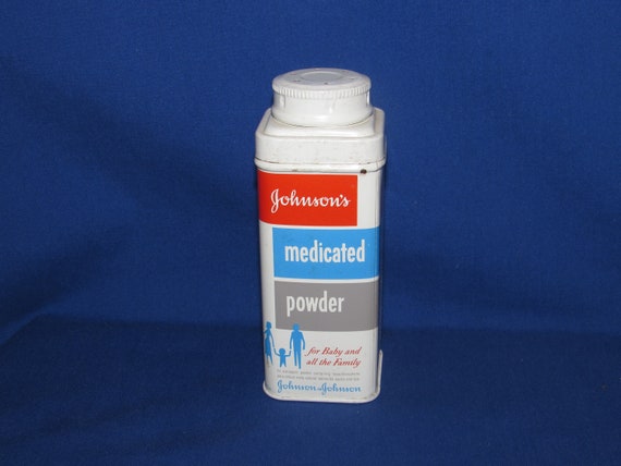 JOHNSONS MEDICATED POWDER Tin 1950s Vintage Advertising - Etsy