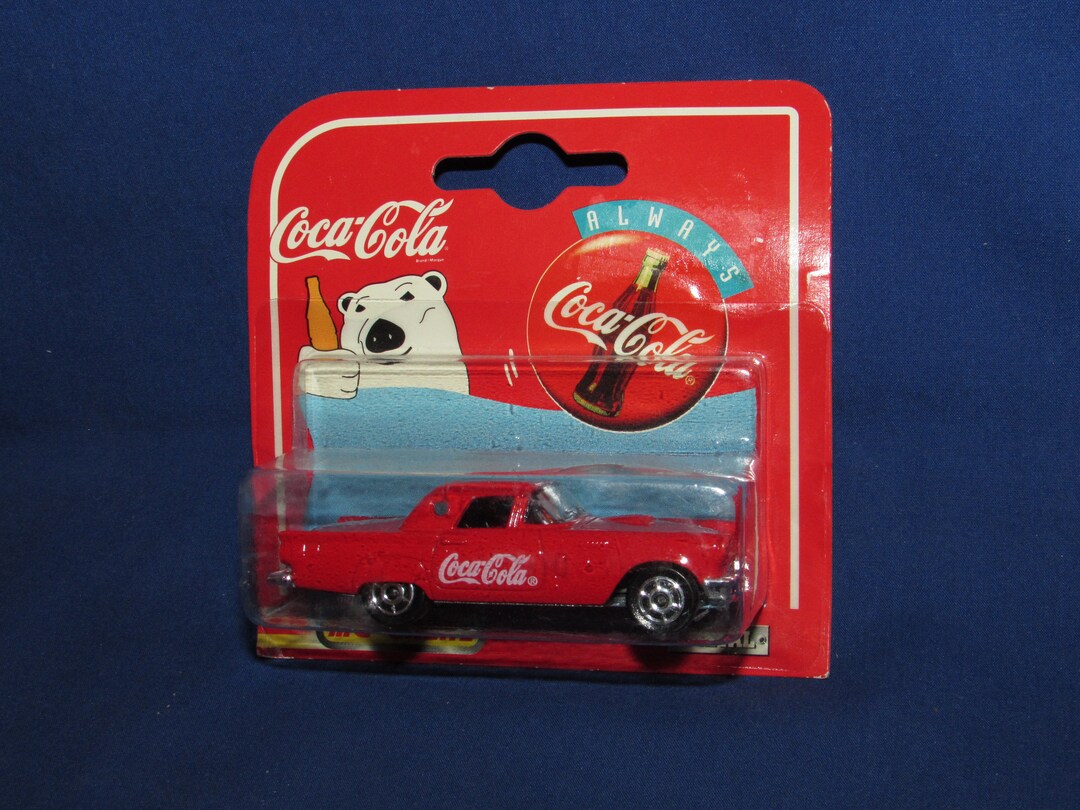 COCA-COLA 1957 THUNDERBIRD Majorette 1997 Die Cast Vehicle - Etsy