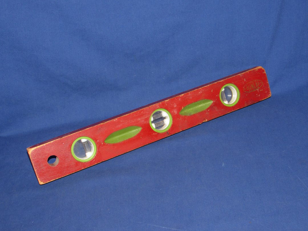 DUNLAP LEVEL WOODEN 1940s Vintage Tools Carpentry - Etsy