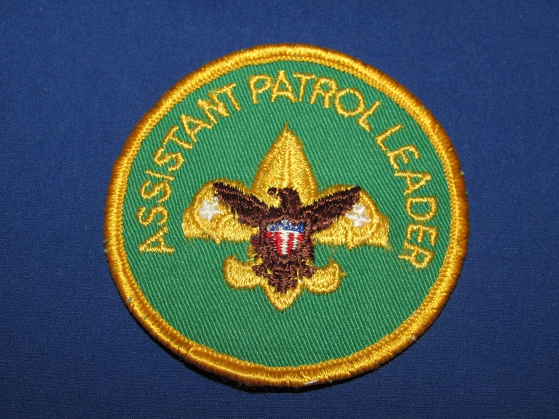BOY SCOUTS PATCH Assistant Patrol Leader Vintage Uniform Insignia Free ...