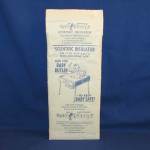 BABY BUTLER BAG 1950s Guild Industries Nursery Unique - Etsy