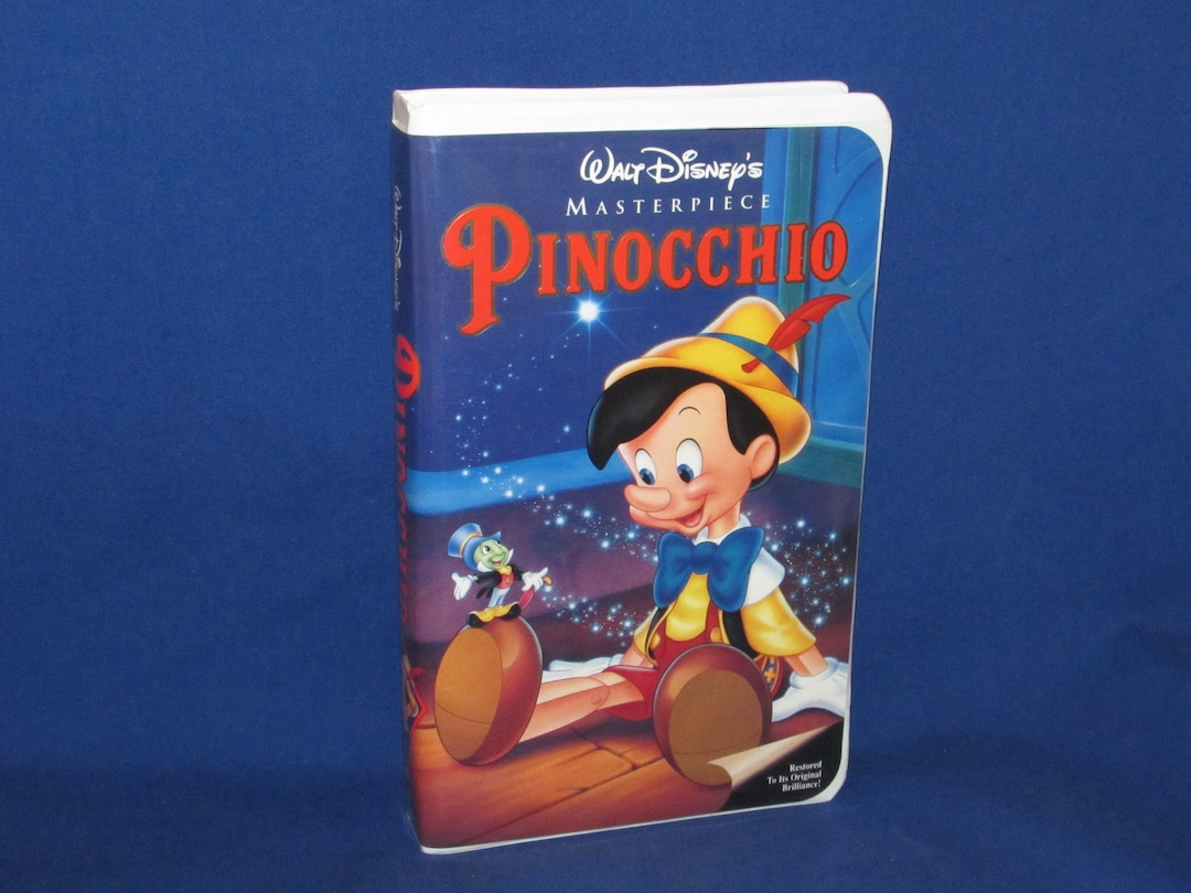 Walt Disney’s MASTERPIECE PINOCCHIO VHS Disneyana Free Shipping - Etsy