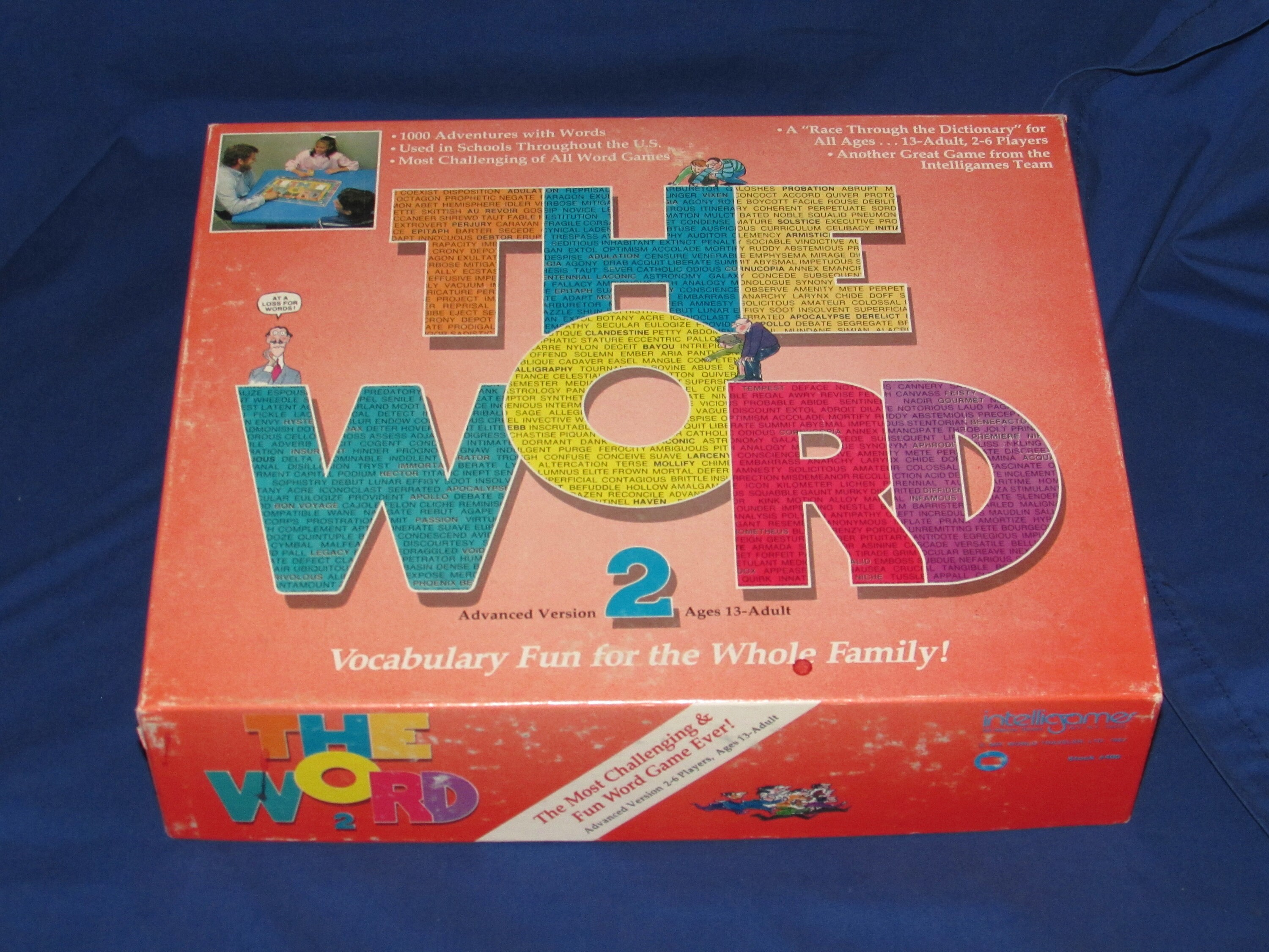 THE WORD 2 GAME Advanced Version 1987 Vocabulary Fun - Etsy