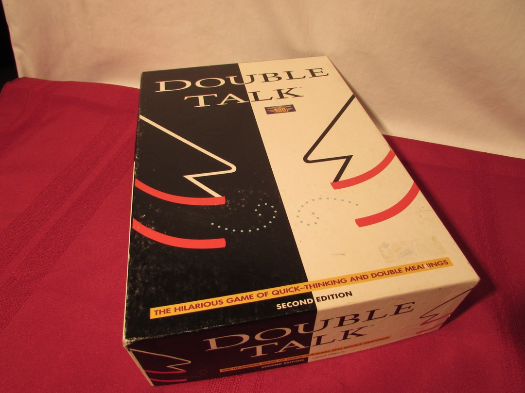 DOUBLE TALK 1992 Great Party Fun From Boyle and Elggren Vintage - Etsy