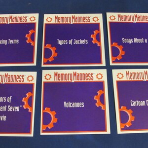 MEMORY MADNESS GAME 1994 Great American Puzzle Factory Free Shipping - Etsy