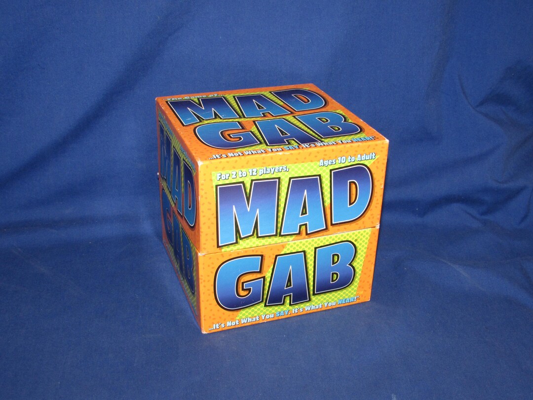 MAD GAB GAME 1995 Patch Word Puzzles - Etsy