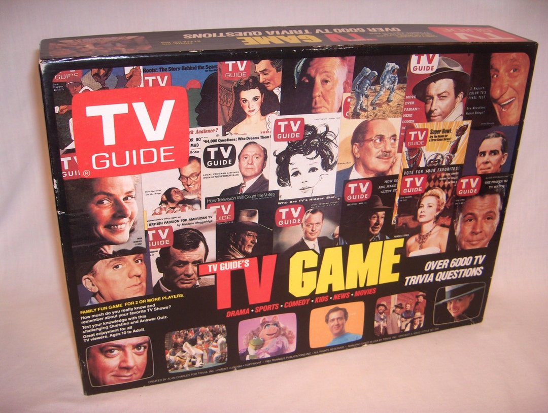 TV Guide’s TV Game Over 6000 TV Trivia Questions 1984 Triangle ...