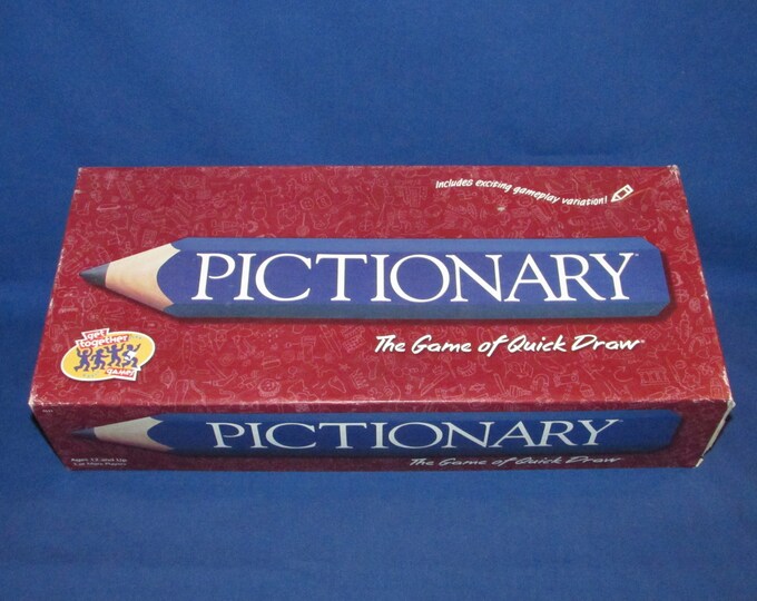 PICTIONARY GAME the Game of Quick Draw 2000 - Etsy