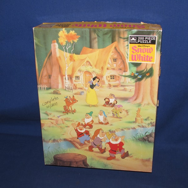 Snow White Puzzle - Etsy