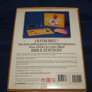 OUTBURST BIBLE EDITION 2002 Version Hersch - Etsy