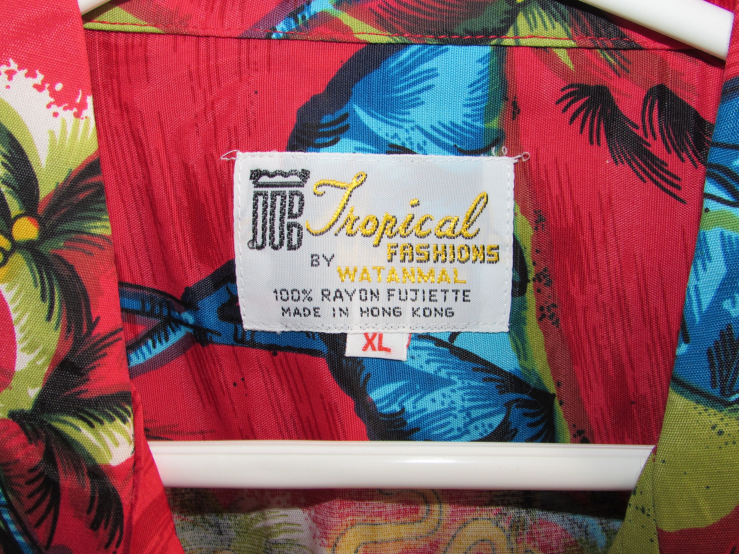 Bahamas Shirt WATANMAL XL 100% Rayon Fujiette Tropical Fashions 1960s ...