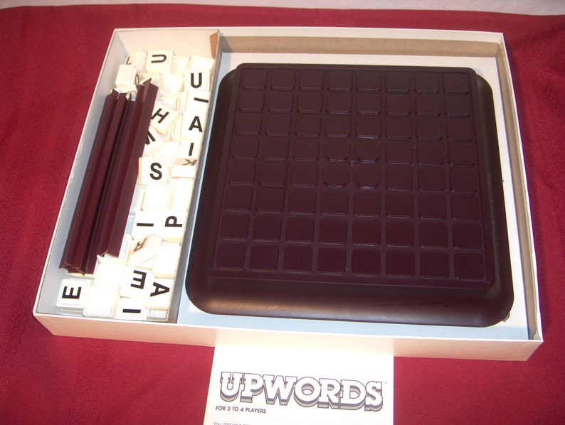UPWORDS GAME 1983 Milton Bradley Great Word Game Vintage - Etsy