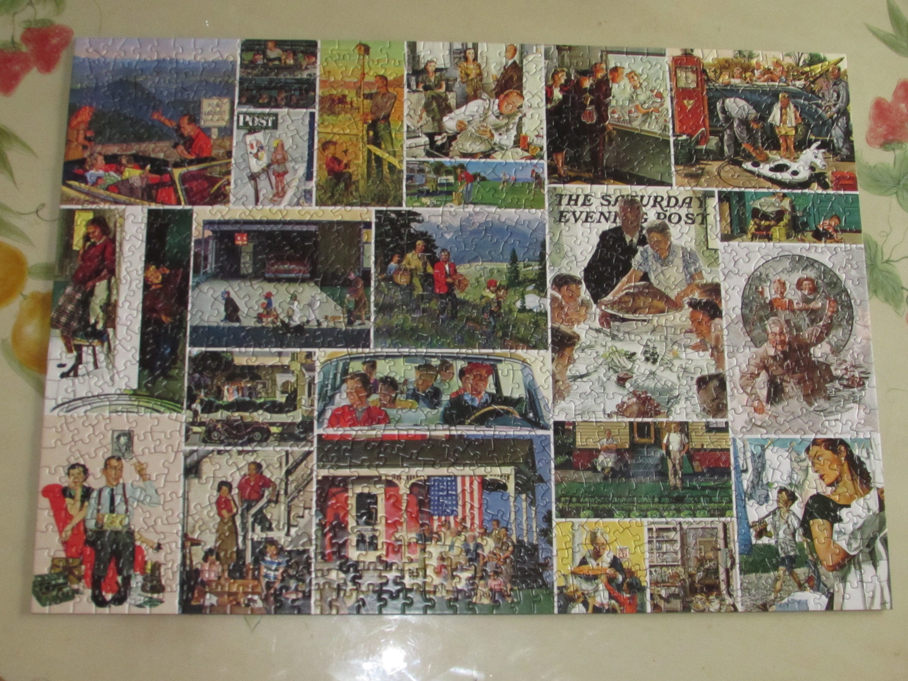 Jigsaw Puzzle SATURDAY EVENING POST 1000 Pieces | Etsy