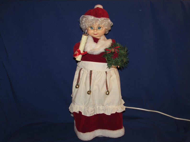 MRS. SANTA CLAUS Matrix Animated Figure 1992 Free Shipping - Etsy