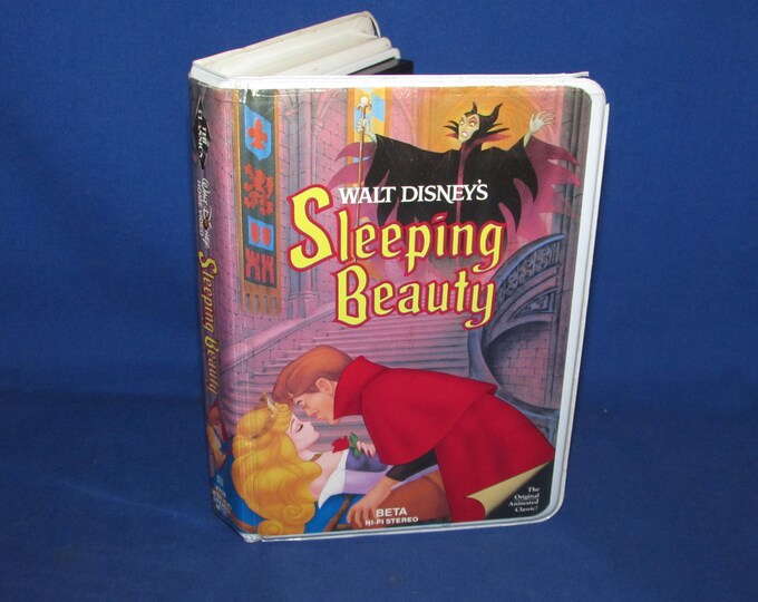 Walt Disney SLEEPING BEAUTY Beta Tape Free Shipping - Etsy