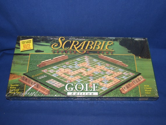 SCRABBLE GOLF 2000 Usa-opoly Scrabble With Golf Words Vintage - Etsy
