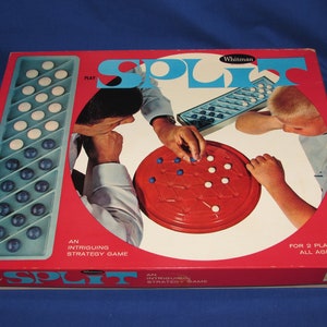 SPLIT GAME WHITMAN 1966 Intriguing Strategy Game - Etsy