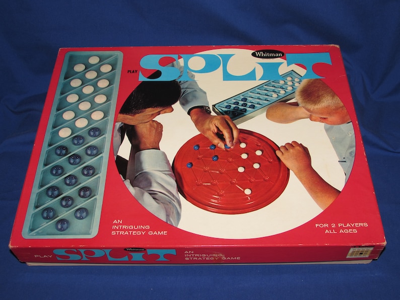 SPLIT GAME WHITMAN 1966 Intriguing Strategy Game - Etsy