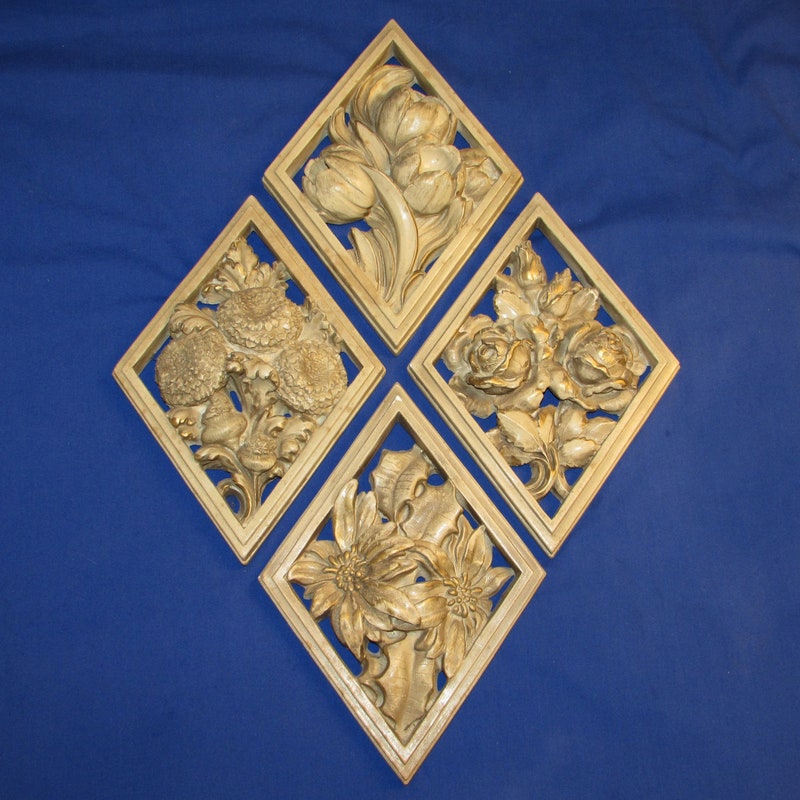 Chalkware Plaques - Etsy