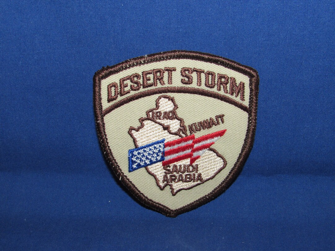 OPERATION DESERT STORM Embroidered Patch Hat Jacket - Etsy