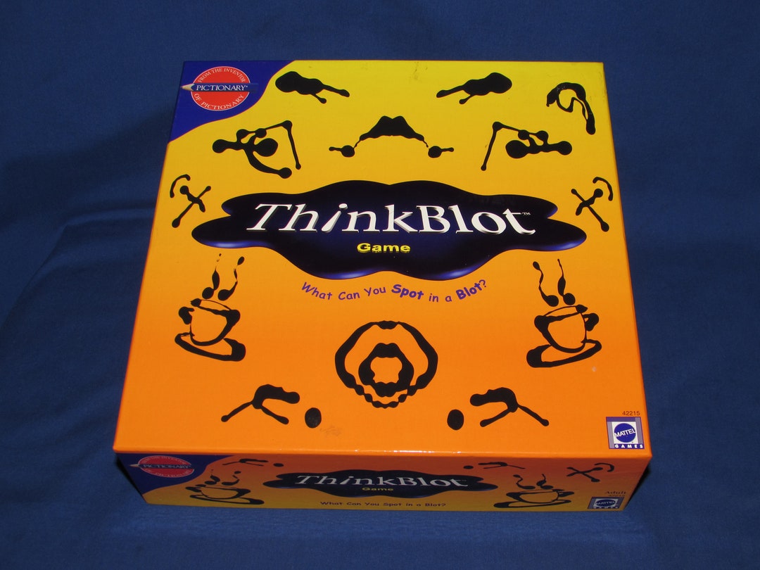 THINK BLOT GAME 2000 Mattel - Etsy