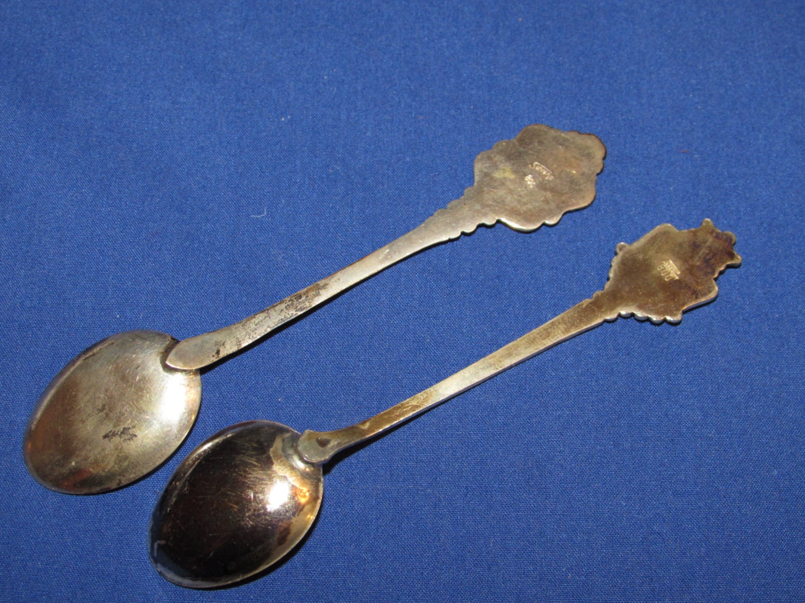 COLORADO SKI AREAS Souvenir Solid Silver Spoons Set of 2 From ...