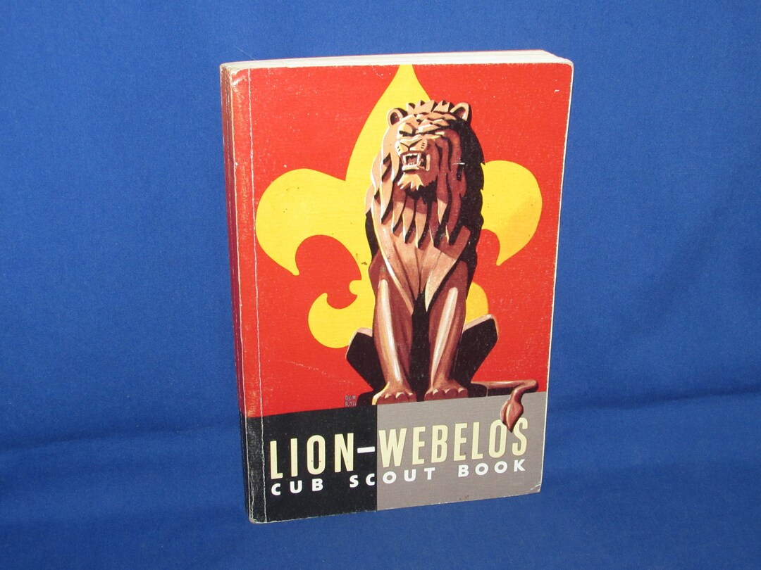CUB SCOUT BOOK Lion-webelos 1961 Scouting Manual Free Shipping - Etsy