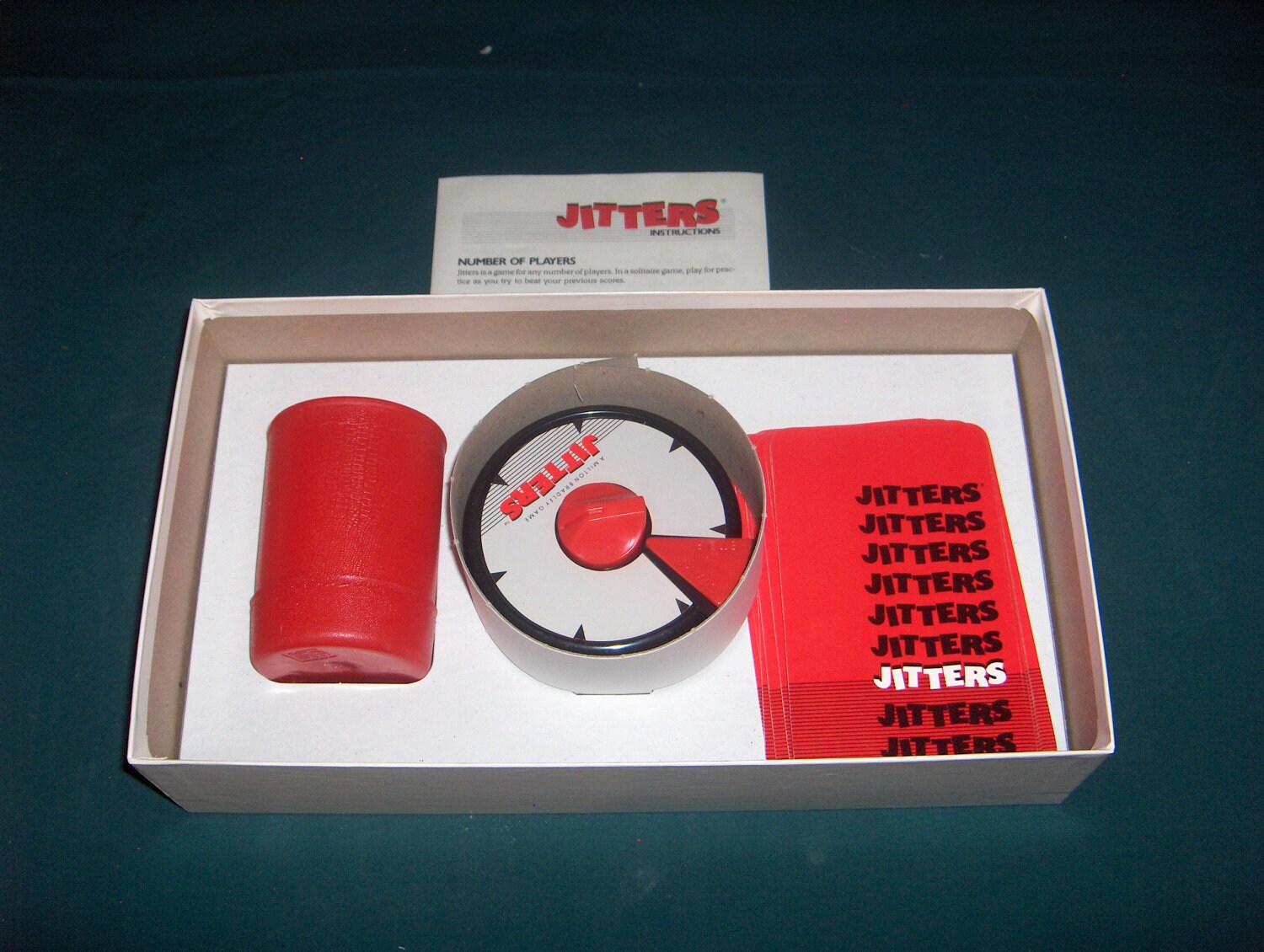 JITTERS GAME 1986 Card Dice Game Milton Bradley Vintage - Etsy