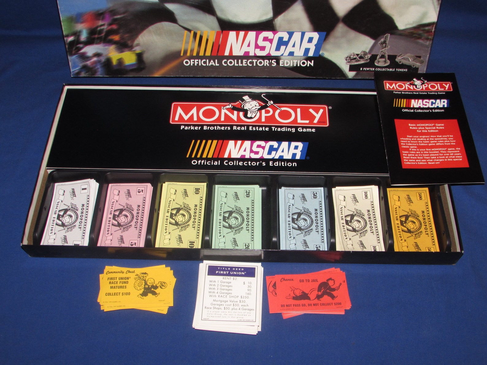 NASCAR MONOPOLY 1997 Special Edition Classic Board Game Free Shipping ...
