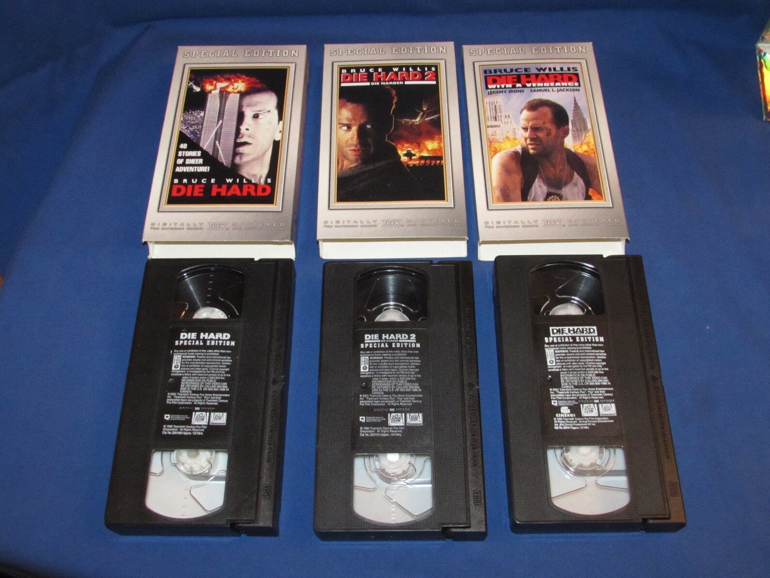 DIE HARD Special Edition Trilogy 2001 Boxed Set | Etsy