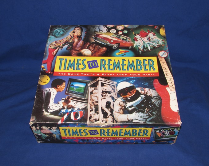 TIMES TO REMEMBER Game 1991 Milton Bradley Retirement Birthday Gift - Etsy