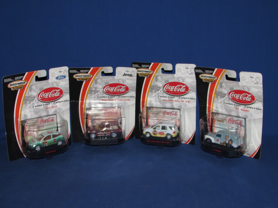 Coca-cola MATCHBOX COLLECTION Set of 4 - Etsy