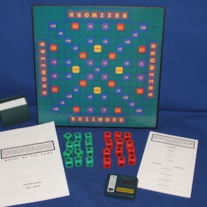 BUZZWORD GAME 1995 Fastest Word Game Ever by the Great American Puzzle ...