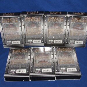 AMERICA’S RAILROADS VHS 1995 Steam Train Legacy 7 Tapes Free Shipping ...