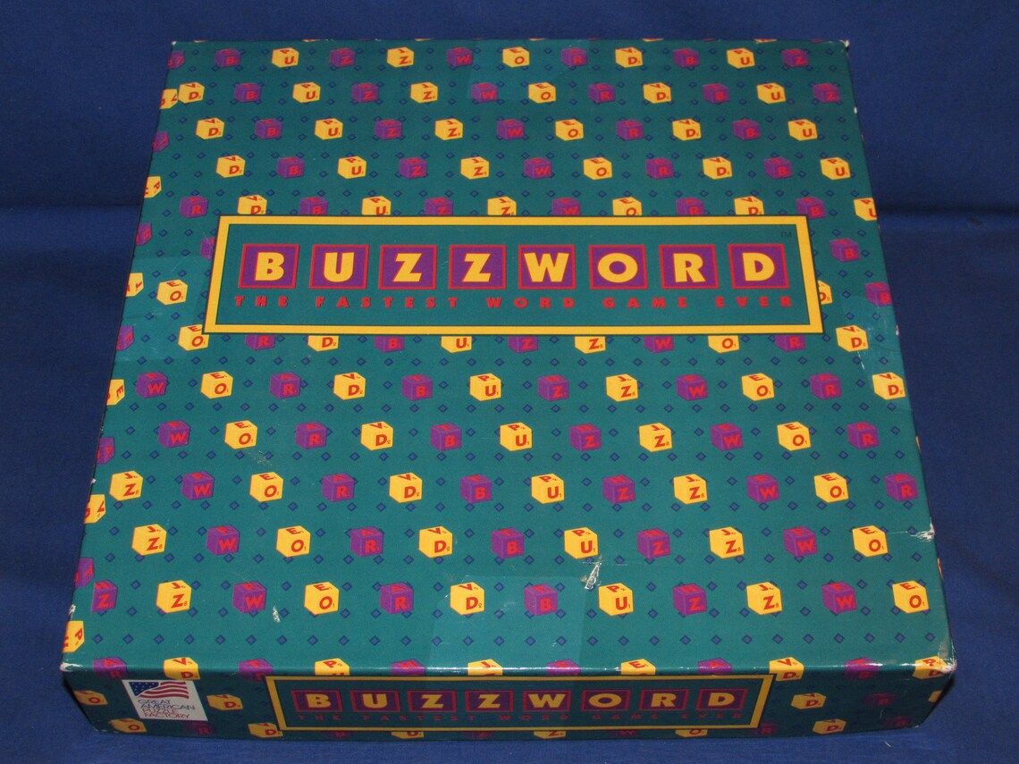 BUZZWORD GAME 1995 Fastest Word Game Ever by The Great | Etsy