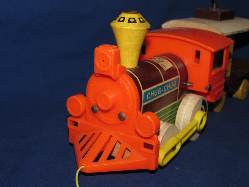 Fisher Price CHUG CHUG TRAIN 1964 Vintage Toy - Etsy