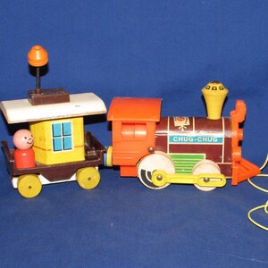 Fisher Price CHUG CHUG TRAIN 1964 Vintage Toy - Etsy