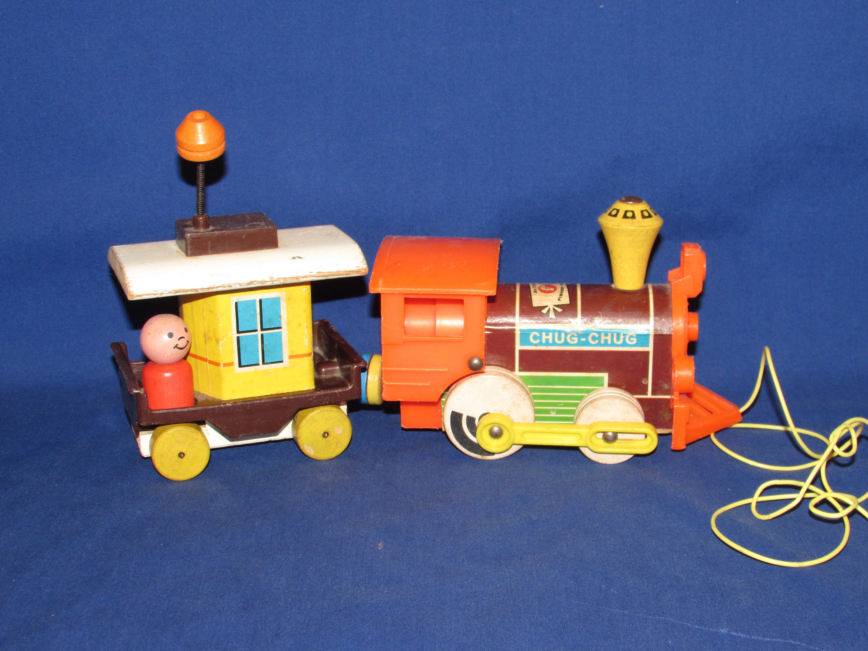 Fisher Price CHUG CHUG TRAIN 1964 Vintage Toy - Etsy