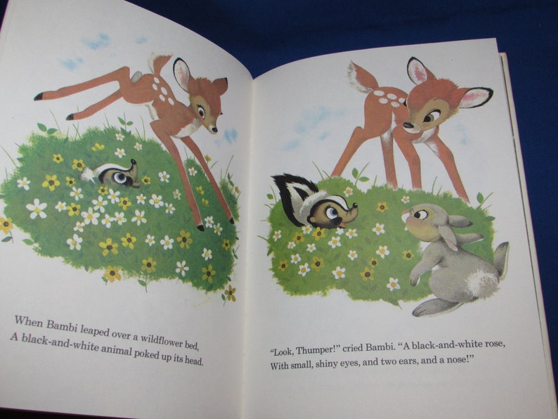 BAMBI GETS LOST 1972 Disney’s World of Reading - Etsy