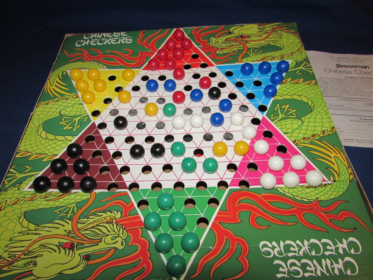 CHINESE CHECKERS 1992 PRESSMAN Classic Game Vintage - Etsy
