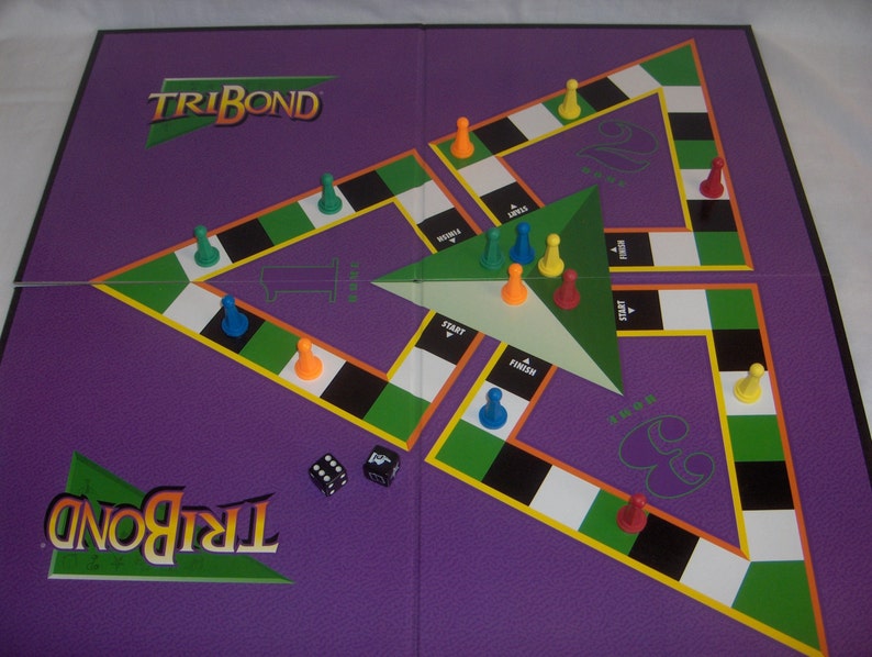 TRIBOND GAME 1992 Big Fun Games Vintage Tri Bond - Etsy