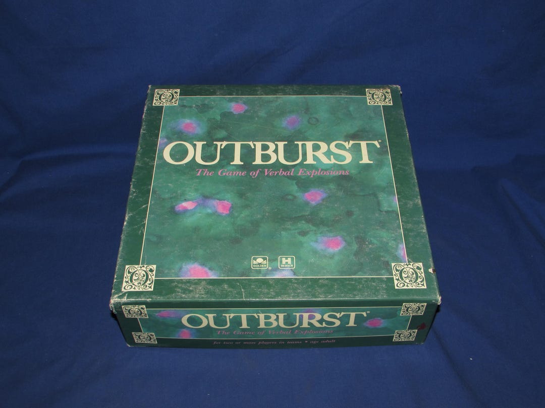 Outburst Game 1988 the Game of Verbal Explosions - Etsy