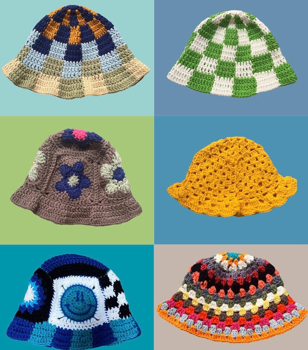 Funky Bucket Hats - Etsy