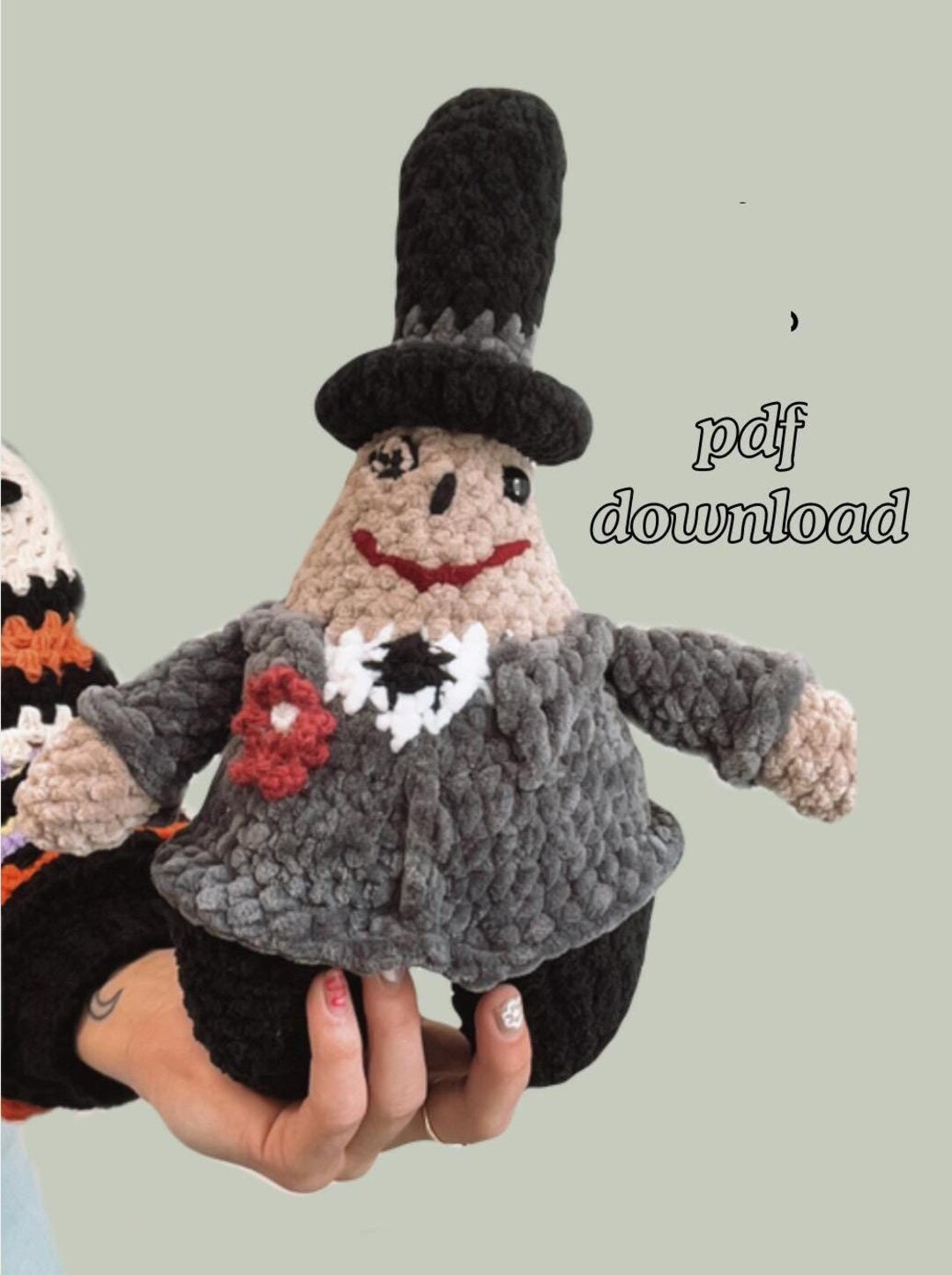 Spooky Mayor PATTERN - Etsy